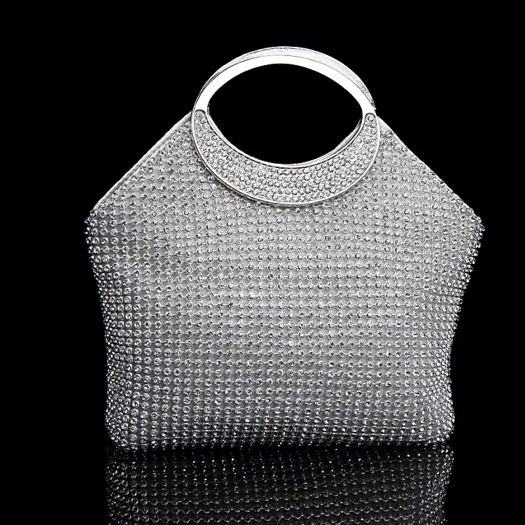 Elegant Diamond Evening Bag - Sparkly Beaded Handbag for Weddings ...