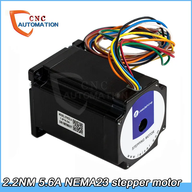 DHgate.com:57HS22 81mm NEMA23 Stepper Motor 2.2NM 5.6A, 2-Phase, 8mm ...