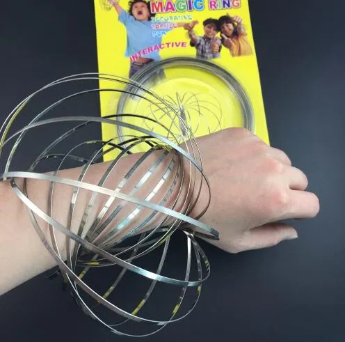 Gyro Ring Toy Flow Rings 3D Kinetic Sensory Toy, Interactive Cool Toys ...