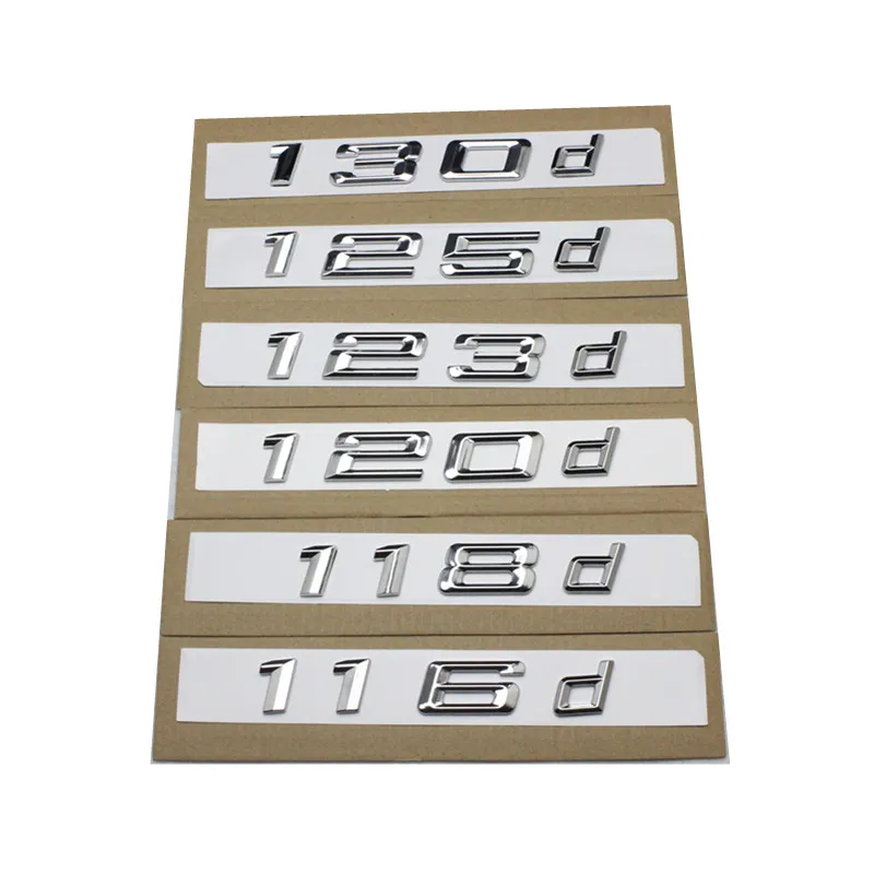 Car Stickers 116d 118d 120d 125d 130d 135d Rear Boot Trunk Lid Emblem ...