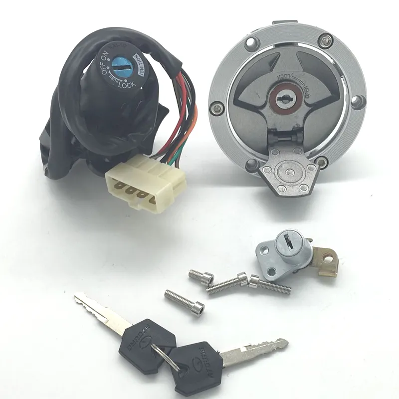DHgate.com:Kawasaki Ninja Motorcycle Ignition Switch Fuel Gas Cap Seat ...