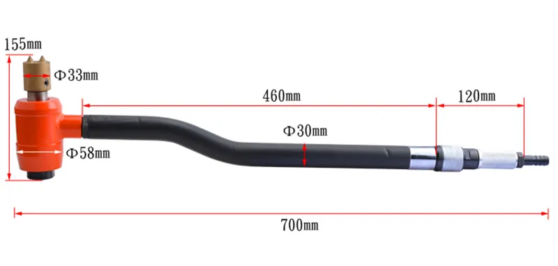 Handheld Pneumatic Rough Excavator Breaker Chisel For Precise Excavator ...