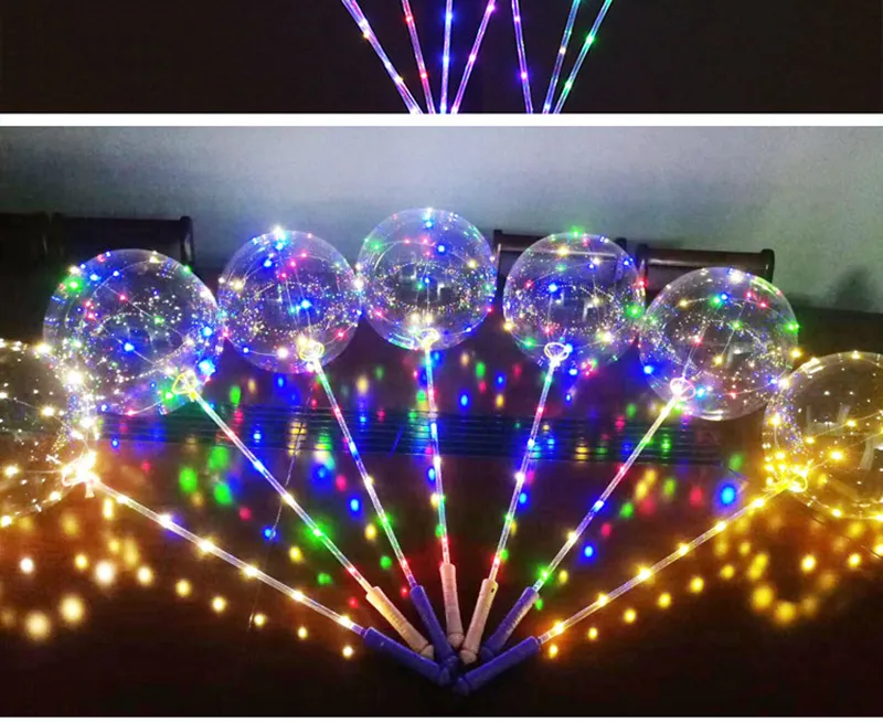 New BoBo Balls Safety Air Atmosphere Inflation Wave LED Line String ...