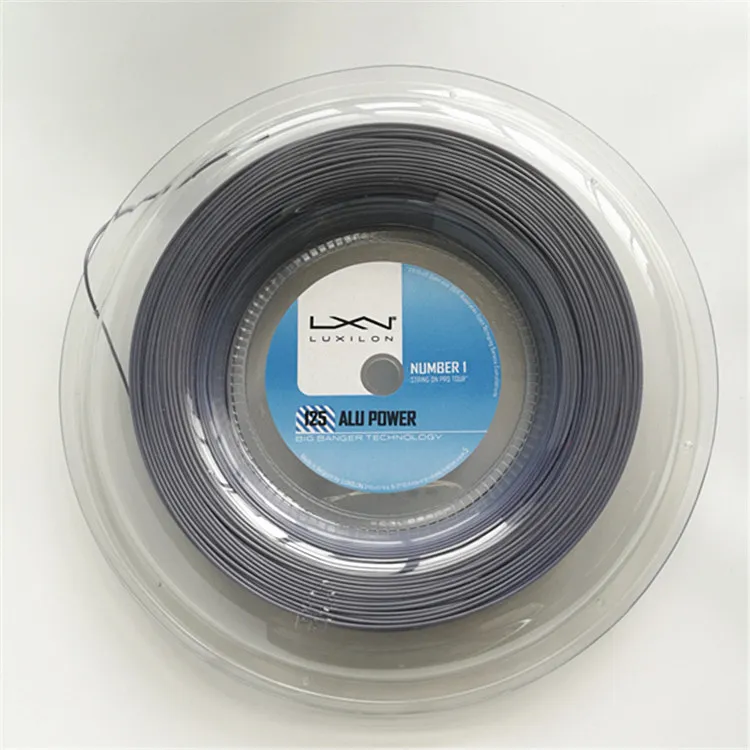 Luxilon Alu Power Tennis String 200m/656 Ft Grey Polyester Premium ...