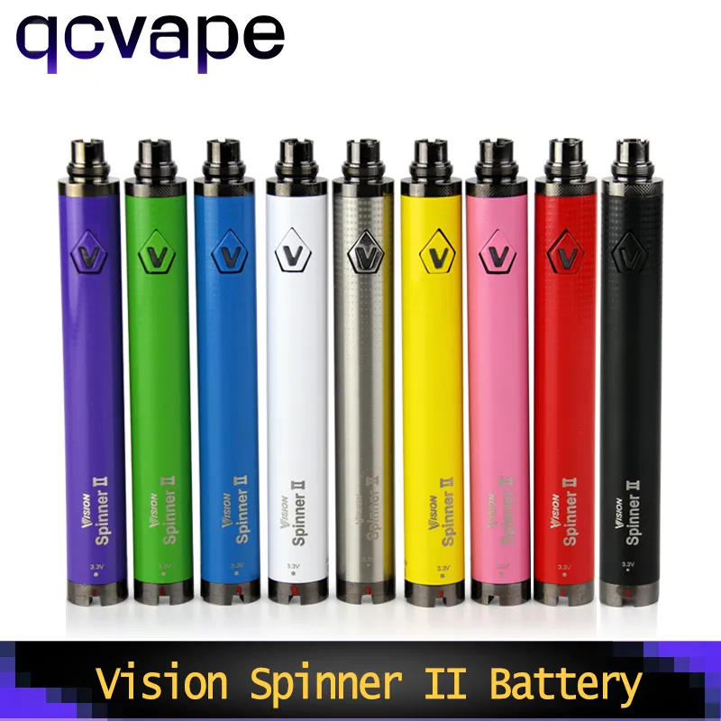 Vision Spinner II Battery 1650mah Vape Pen Electronic Cigarette 3.7V 4 ...