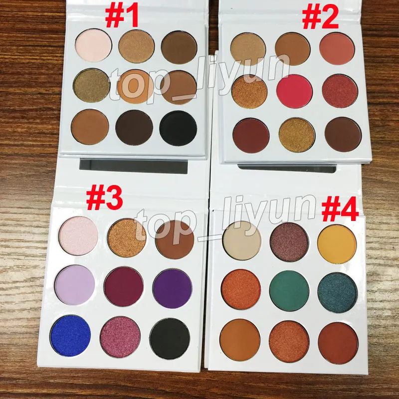 New Pressed Powder Eyeshadow Palette Bronze, Burgundy, Purple, Blue ...