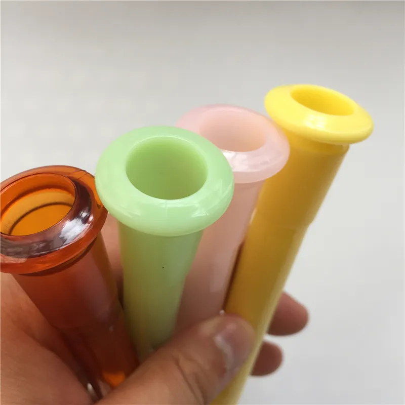 New 18mm Male To 14mm Female Downstem Diffuser With Colorful Plastic ...