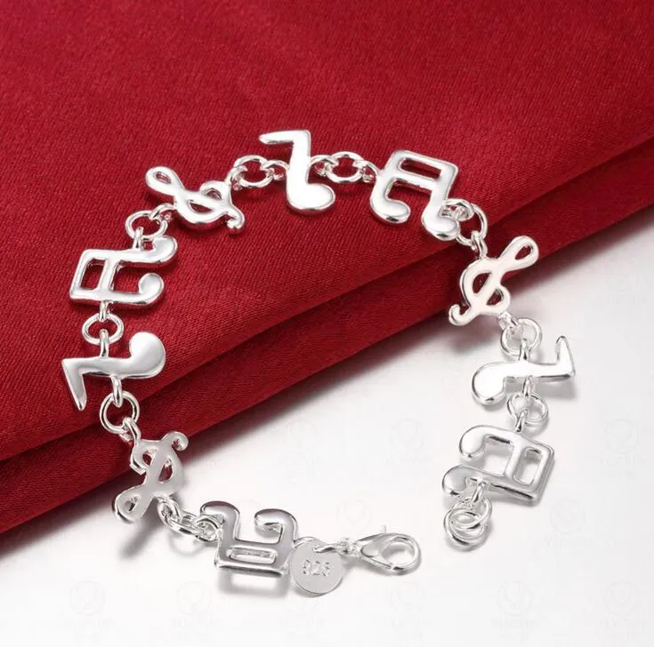 Elegant Music Note Bracelet for Women - Stylish Silver Design, Perfect ...