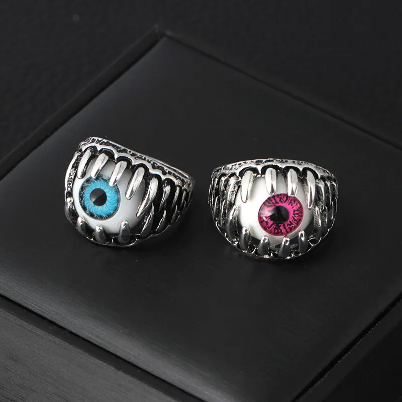 Evil Eye Ring Collection: Unique Blue & Red Eyeball Rings for Men ...