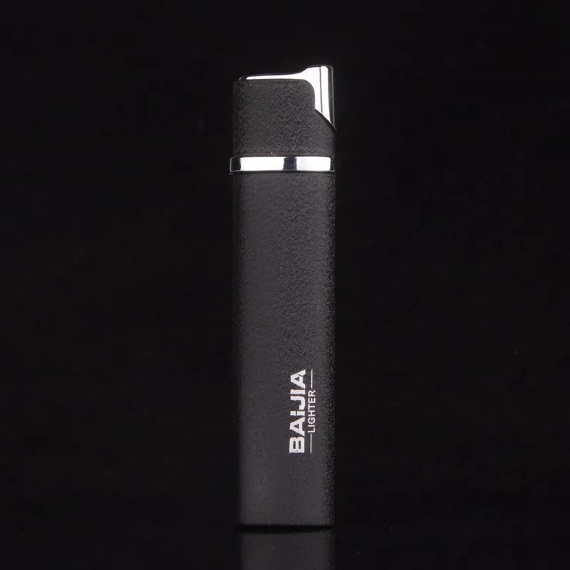Designer Lighters: Pressing Type Flameless Windproof Metal Lighter ...