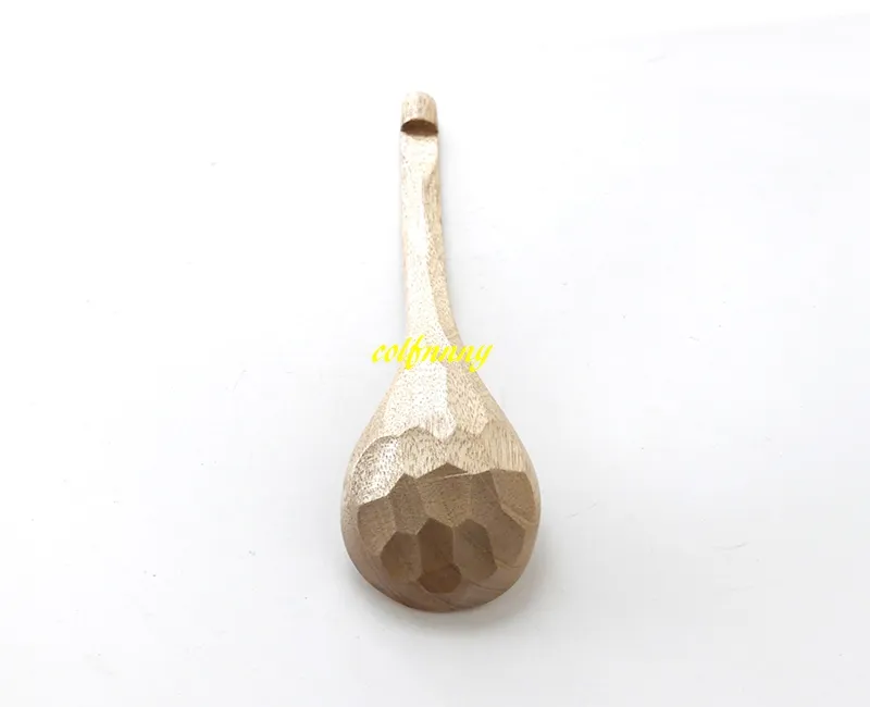 20*4.5cm Japanese Non Stick Tortoise Shell Wood Wooden Bowl And Spoon ...