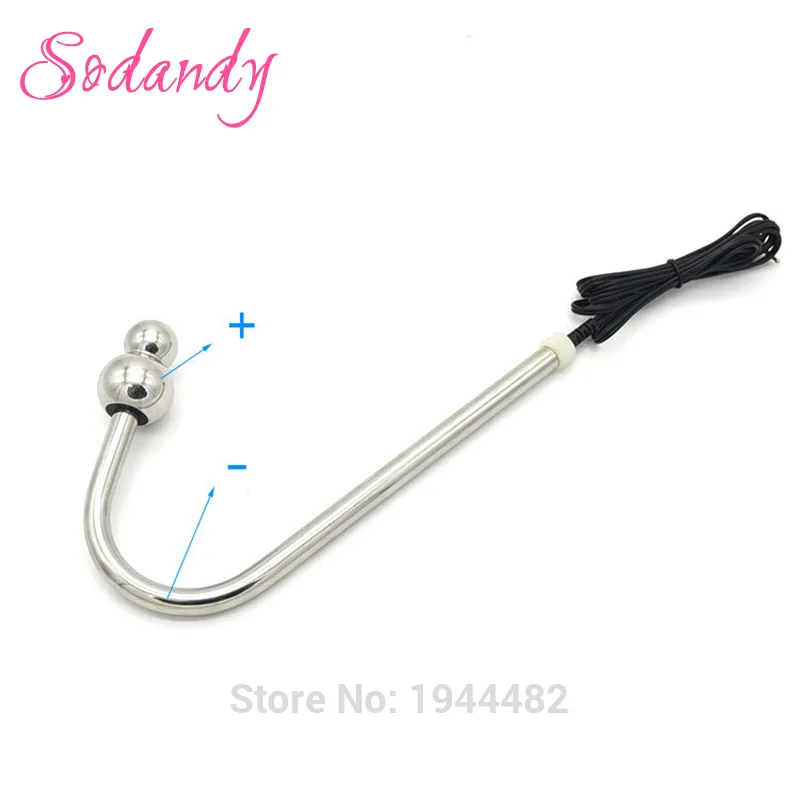 Stainless Steel Bipolar Electrode Stimulation Kit Anal Hook, Prostate ...