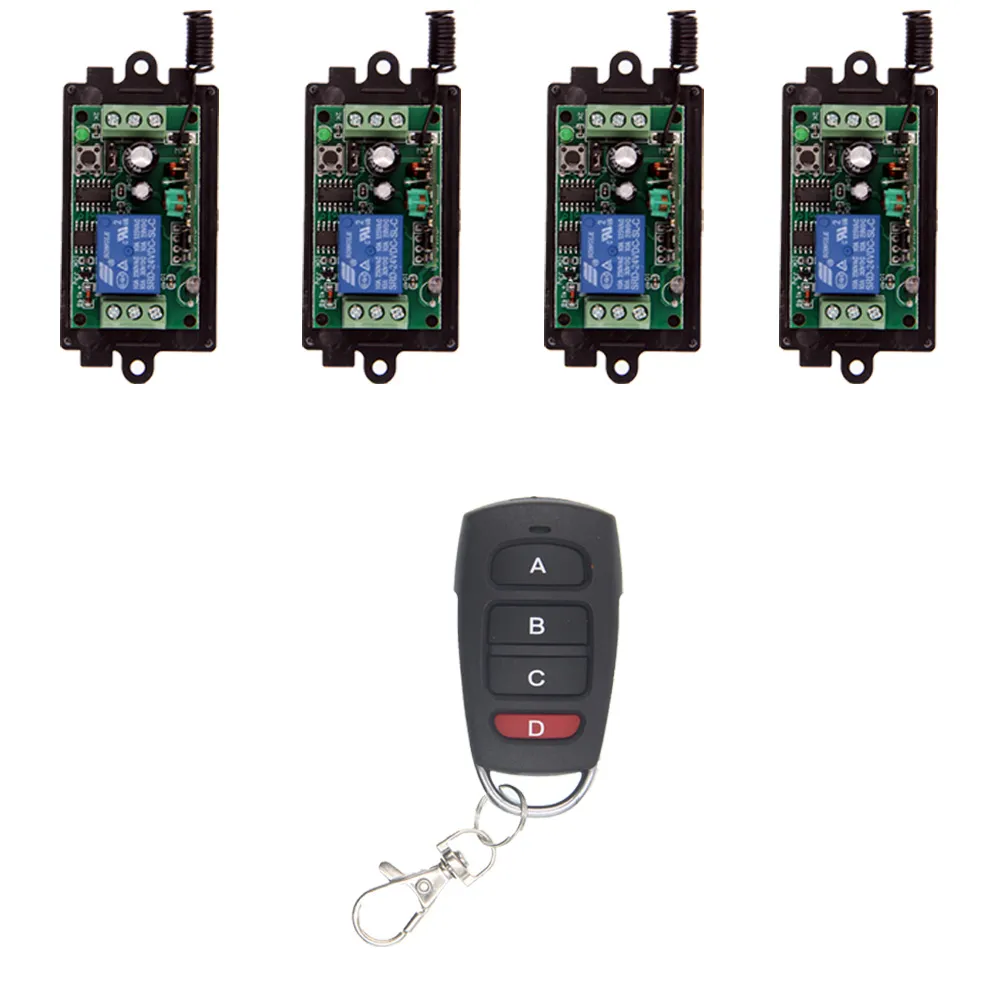 DHgate.com:Upgraded433/315MHz 1/4 Channel Wireless Remote Control ...