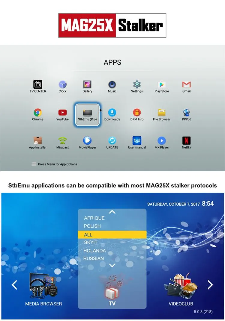4K Smart TV Box - Amlogic S905W Quad Core, 2GB RAM 16GB ROM Android TV ...