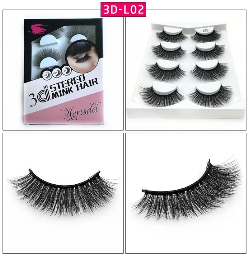 Natural Eyelashes Set