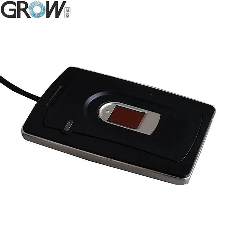 GROW R101 Biometric Fingerprint Reader: USB, Windows & Mac Compatible ...