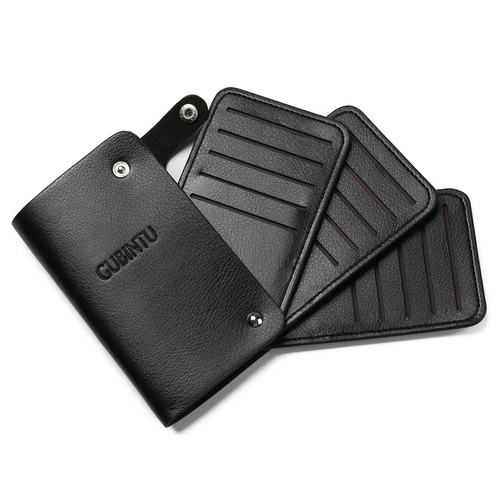 Multicolor Rotary Card Case Credit Card Holder ID Business Case For Men ...