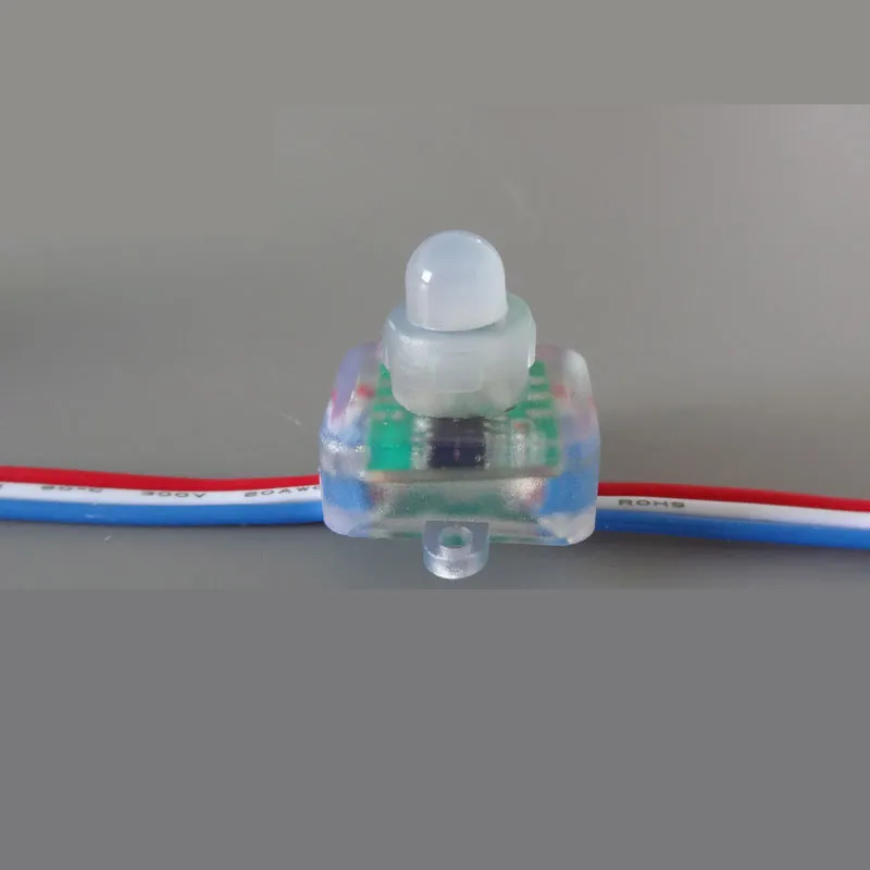 DC5V 12V WS2811 Pixel Light RGB Full Color Square Diffused Digital LED ...