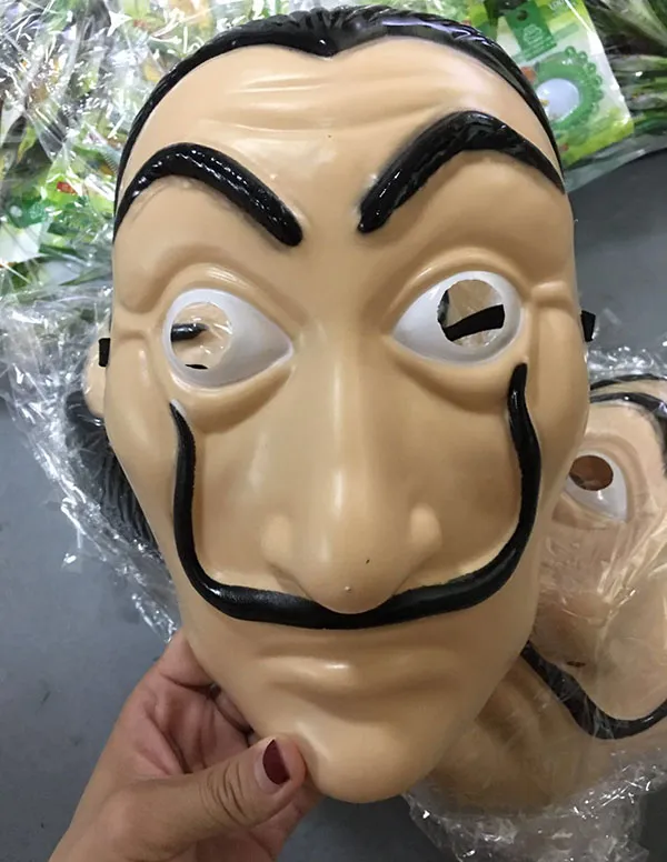 Salvatore Dali Cosplay halloween face mask - Realistic Movie halloween ...
