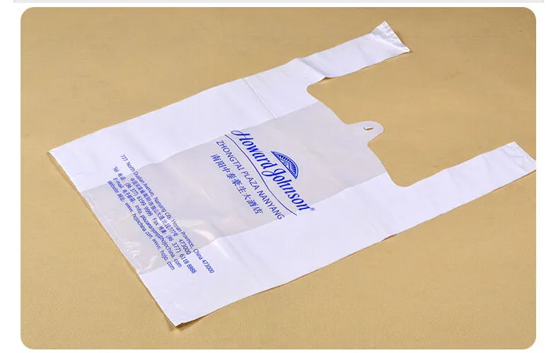 Wholesale Logo Custom Plastic Bags Shopping Takeaway Bag Durable ...