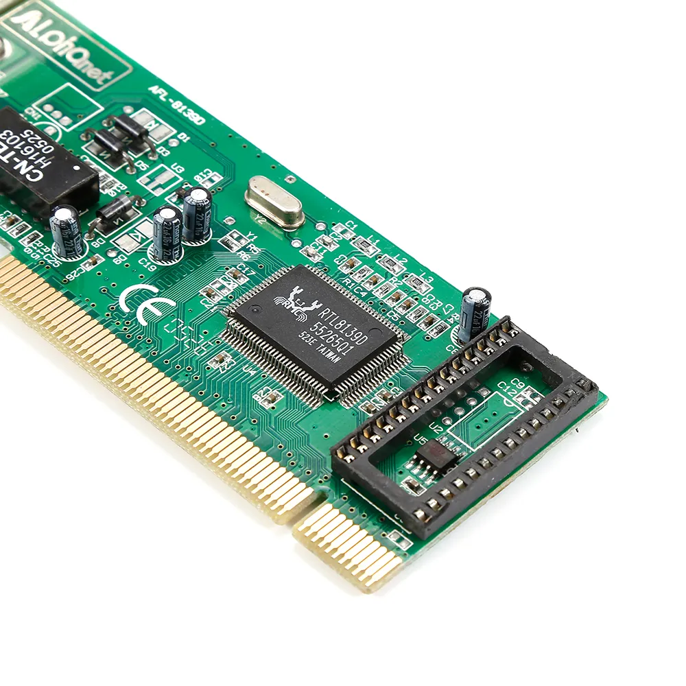 High-Speed RJ45 Ethernet Card - 10/100 Mbps PCI Network Adapter for PC ...