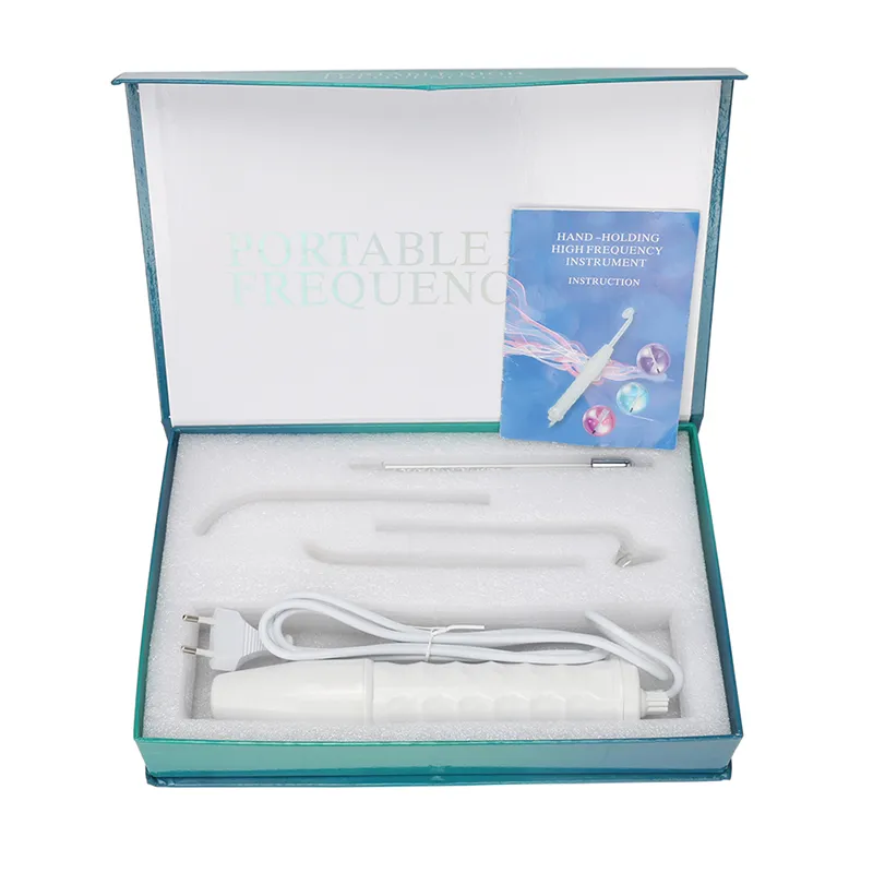 Facial Spa Salon Electrotherapy Machine With High Frequency Electrode ...