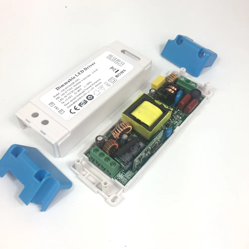 300-1500mA Dimmable 0-10V 1-10V LED Driver Box, 8W-70W Lighting ...