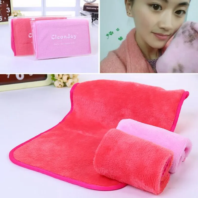 Makeup Remover Towel Natural Micro Fabric Reused Cleaning Face Towel ...