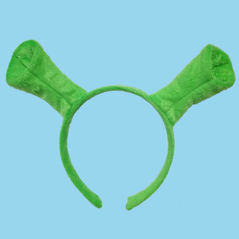 Shrek Gifts Headband Fun Green Ear Headband, Costume Party Head Circle ...