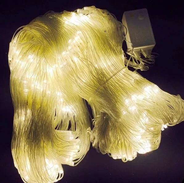 Net Lights: 8ft LED Lights, Extra Large Mesh Fairy Lights, Waterproof ...