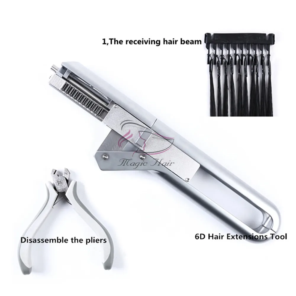 6D Human Hair Extension Machine Connector With Hair Remove Piler No ...