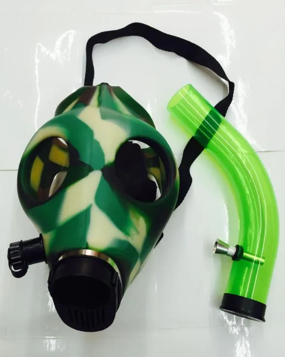 Food Grade Silicone Gas Mask With Water Pipe Versatile Protection For ...