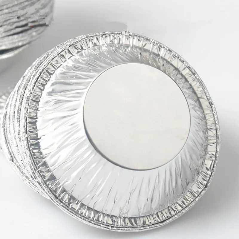 Disposable Round Aluminum Foil Baking Mold For Cakes, Cookies, Muffins ...