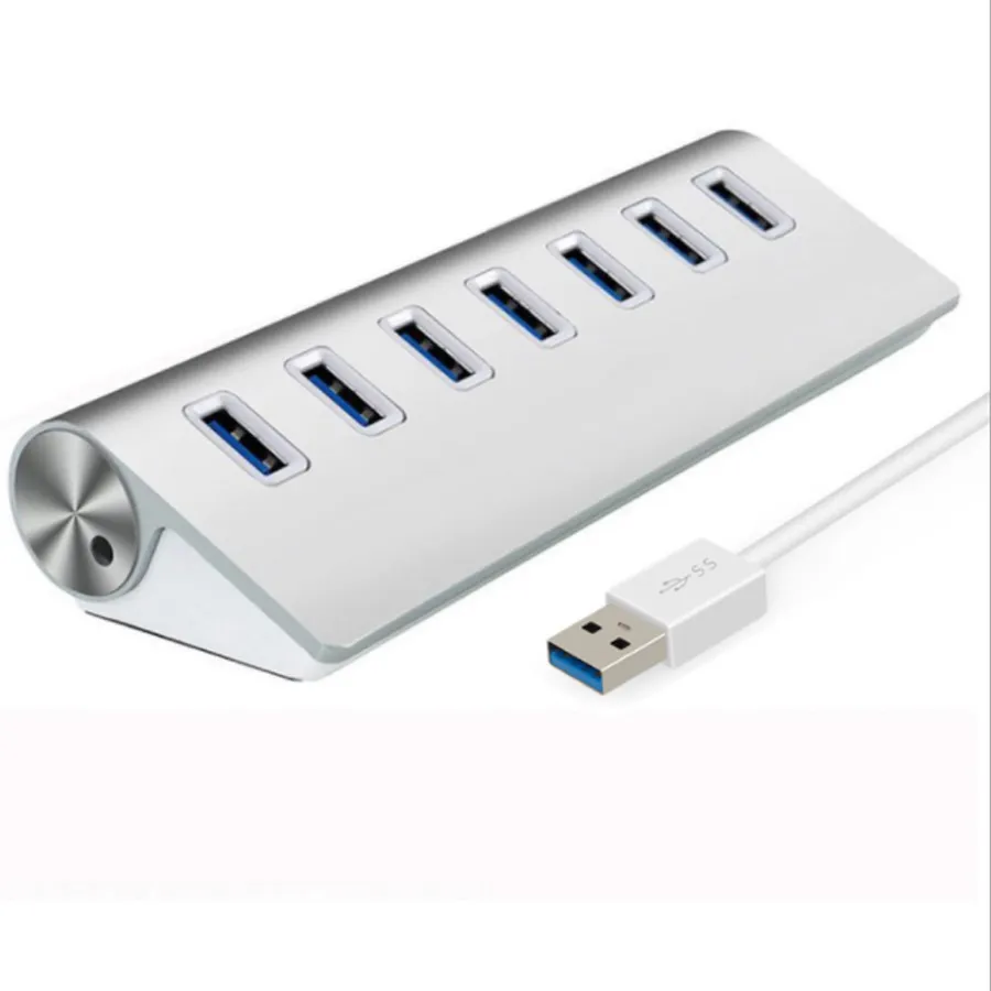 4 Port Aluminum USB 3.0 Hub for iMac, MacBook, MacBook Pro, MacBook Air ...