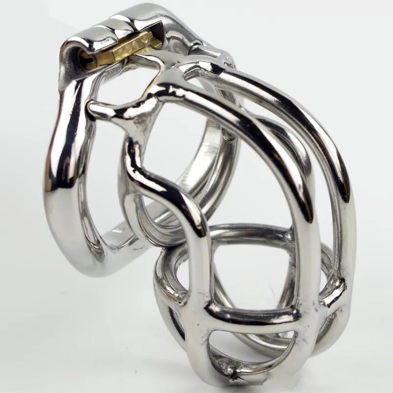 Chastity Cages: Male Device 304 Stainless Steel Restraint With Snap ...
