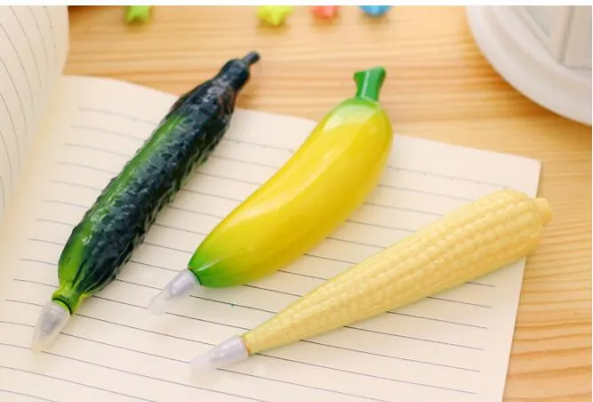 Cute Pens Kawaii Fruit Ballpoint Pens Creative Vegetable Gel Pens For ...