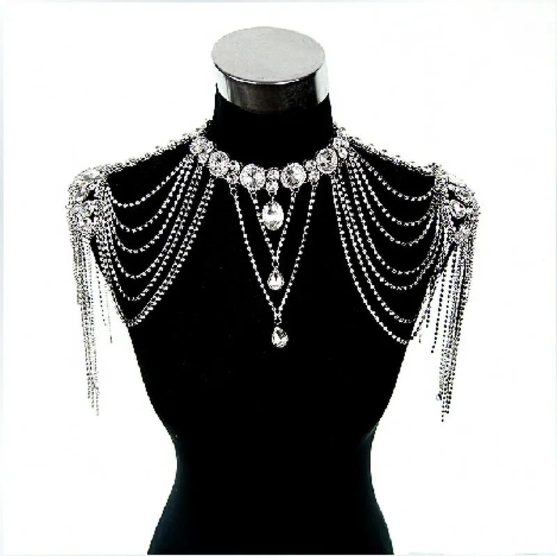 DHgate.com:Sparkling Rhinestone Shoulder Chain for Brides, Wedding ...