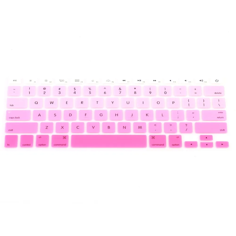Rainbow Silicone Silicone Laptop Keyboard Cover With Keypad Skin ...