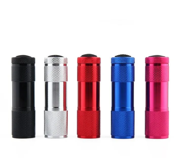 Waterproof 9 LED Mini Tor Torch With 300LM Brightness, 3AA Battery ...