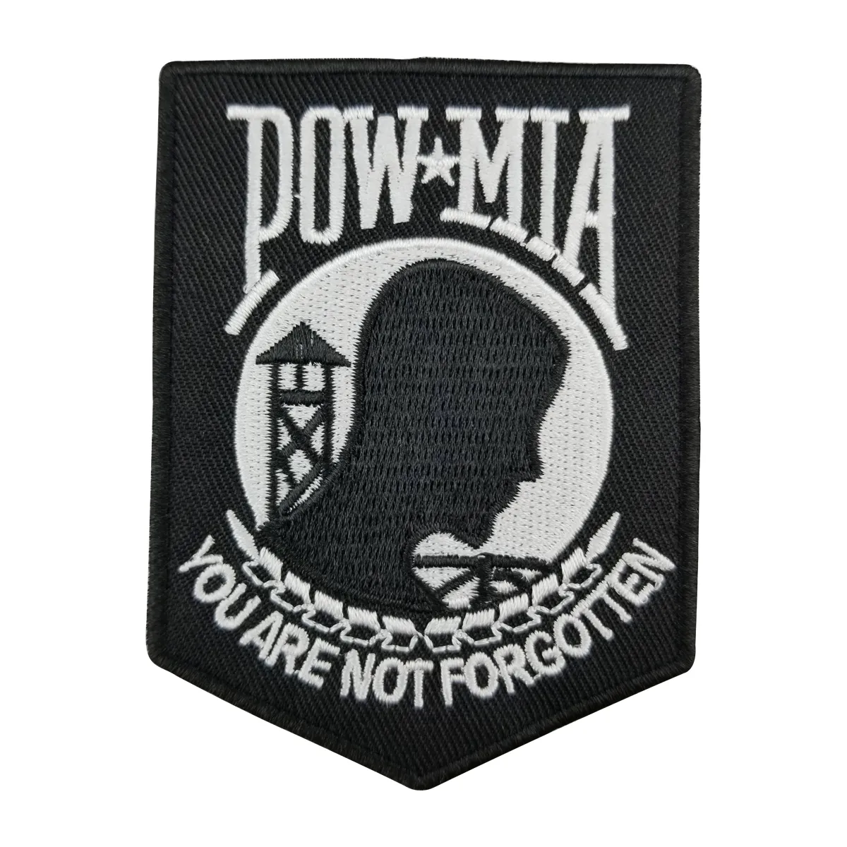 Pow Mia Embroidered Patch Iron/Sew On Embroidered Patch For Jackets ...