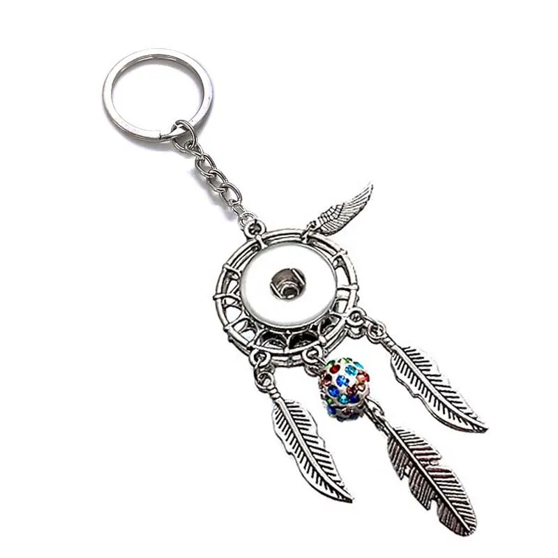 DHgate.com:Natural Opal Stone Dreamcatcher Keychain, Silver Boho ...
