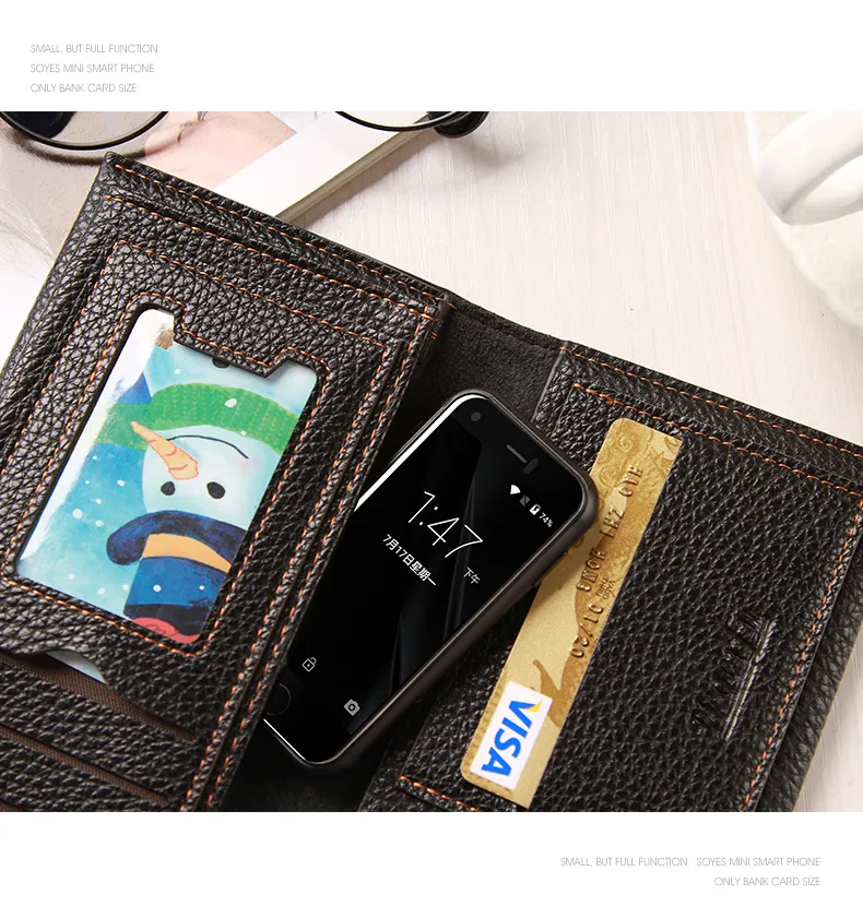 Super Mini Android SmartPhone Cell Phones Original SOYES 7S MTK6580 ...