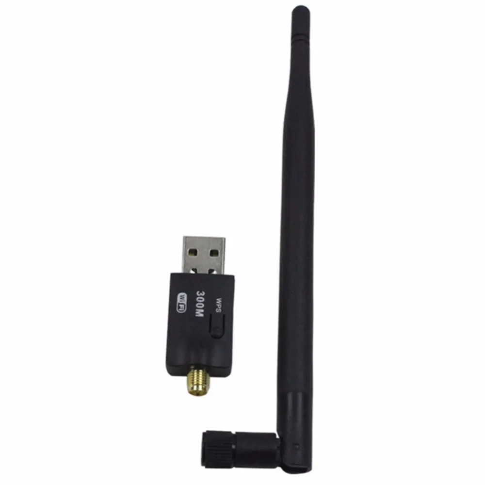 Mini Wireless Network Card Adapter 300Mbps USB WiFi Dongle With 5dBi ...