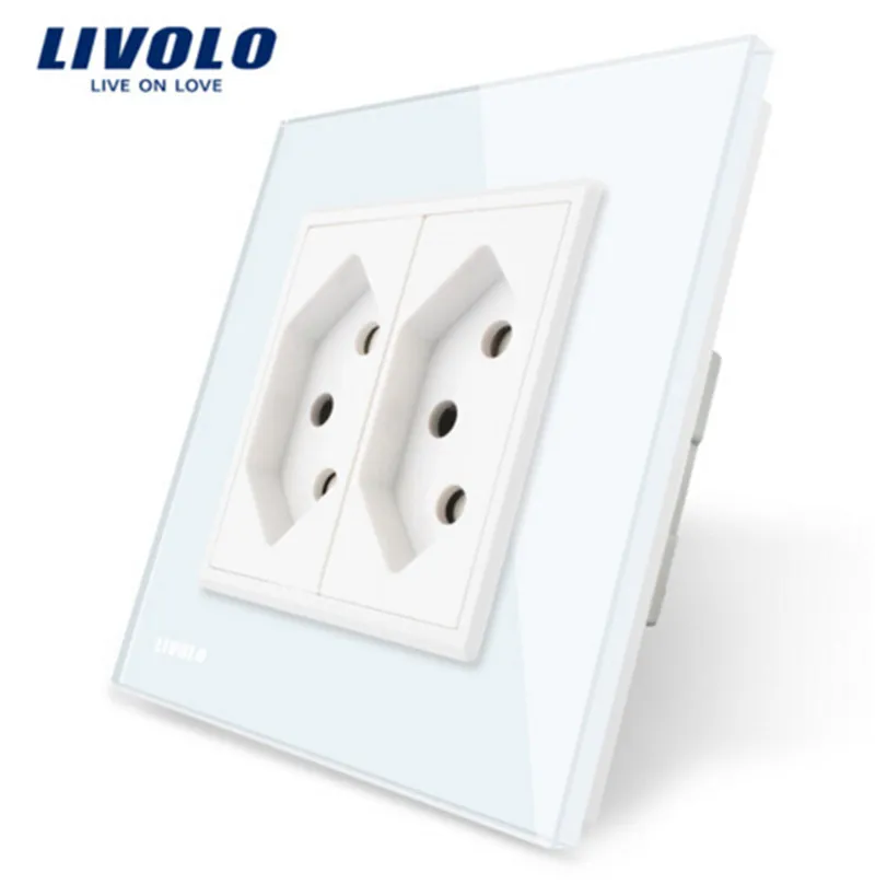Swiss Power Socket | EU Standard | Two Gang | Livolo 2024 From ...