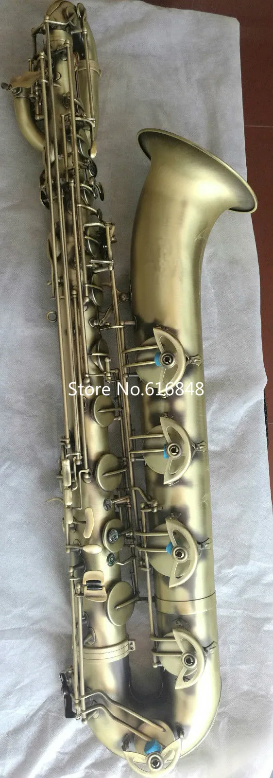 New Baritone Saxophone - Vintage Copper Finish, E Flat Brass Instrument ...