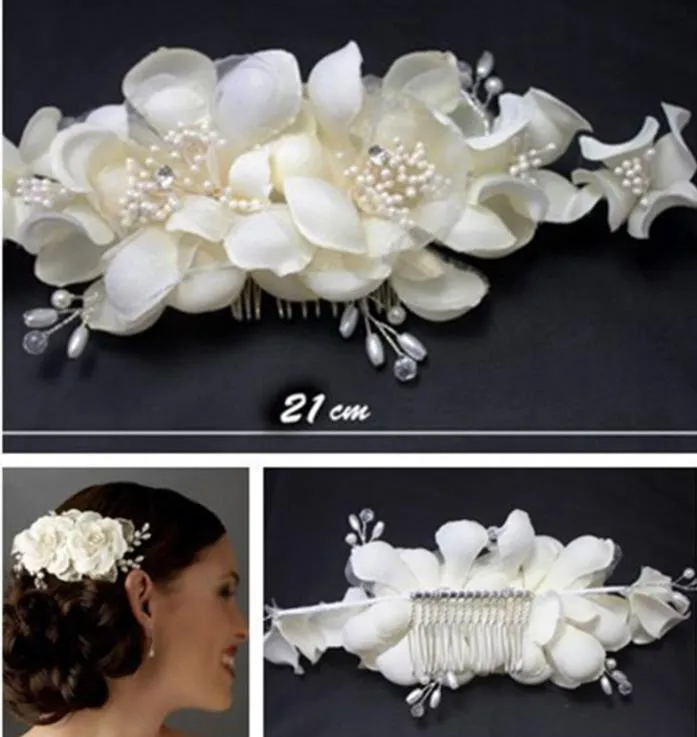 Bridal Headwear: Pearl-Studded Crown, Wedding Gown Hair Band for Brides ...