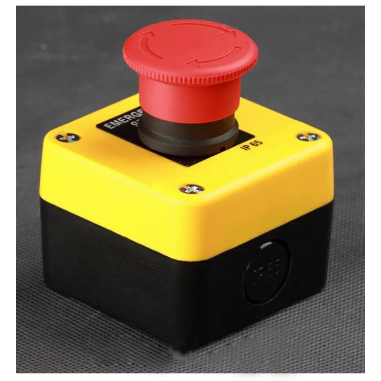 New High Quality 660V Red Sign Emergency Stop Push Button Switch IP65 ...
