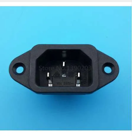 10 Pack IEC320 C14 Male 3Pin Chassis Panel Mount Power Micropython ...