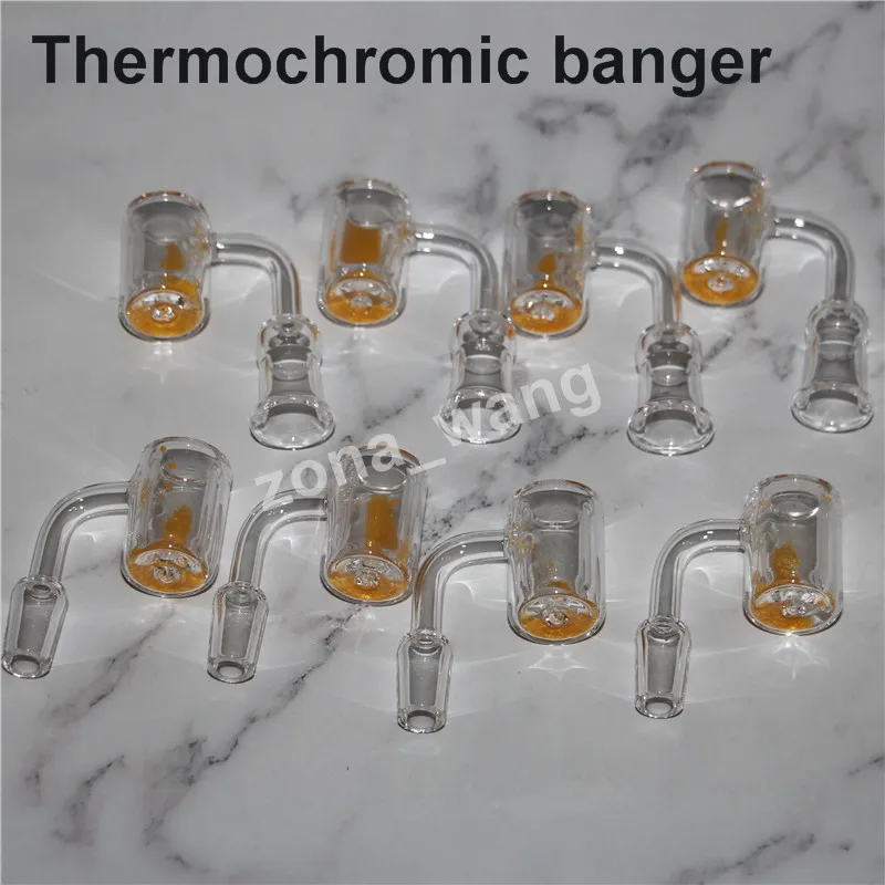 Smoking Pipes Bucket Bangers 14mm Male Female Color Changing Quartz ...