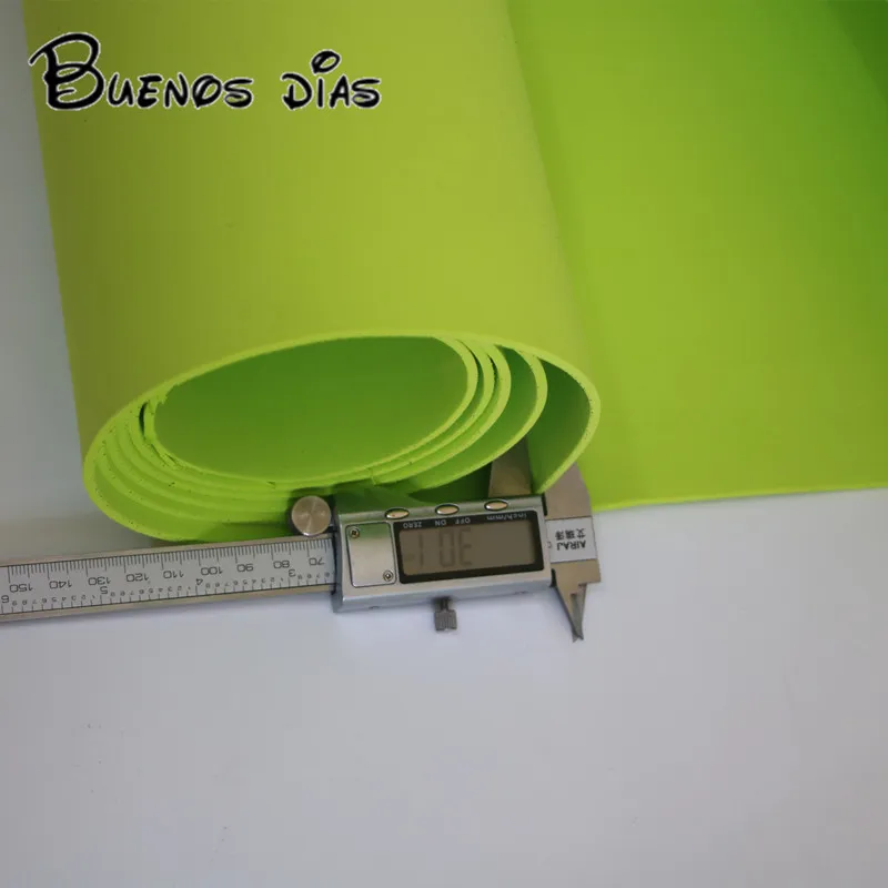 Wholesale 3mm Thick Lemon Green EVA Foam Sheets For Crafts, Easy To Cut ...